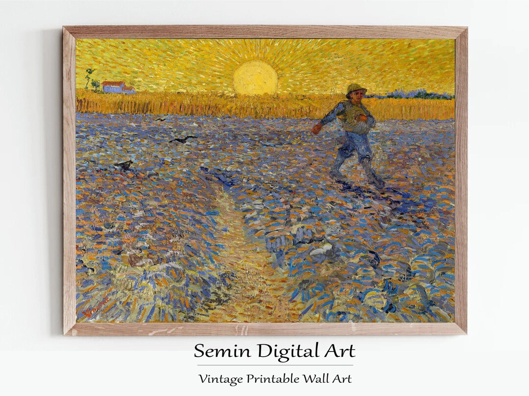 The Sower by Vincent Van Gogh Digital Download, Van Gogh Painting ...