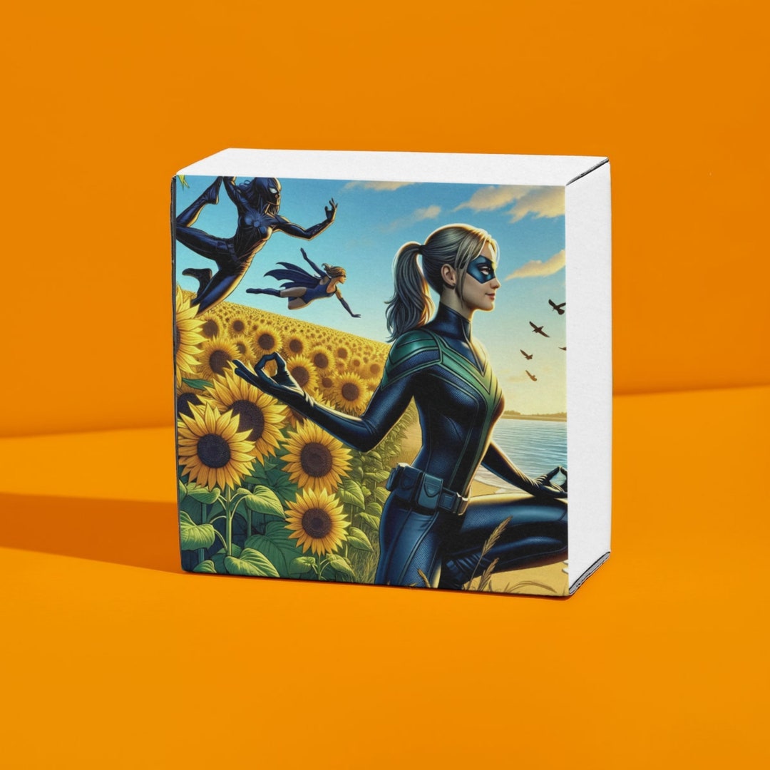 Heroines in Bloom: Sunflower Vigilantes High-res Female Superhero Art ...