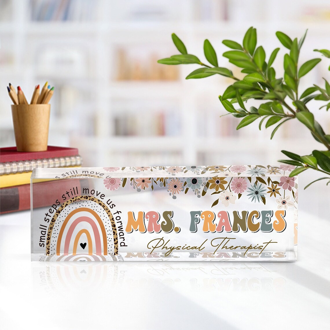 Custom Teacher Name Sign, Teacher Appreciation Gifts, Teacher Desk Name ...