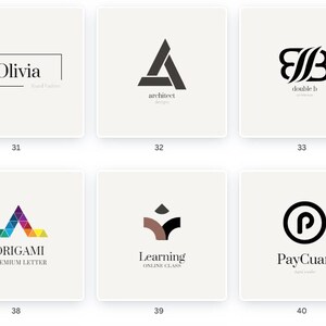 50+ Professional Logo Canva Template Pack - Cream Theme - Etsy