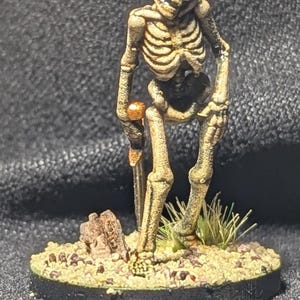 Hand Painted Skeleton Miniature for Dungeons and Dragons/pathfinders ...