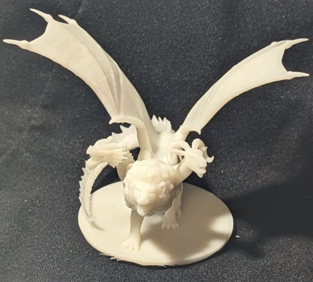 Chimera Miniature for Dungeons and Dragons/pathfinders 78mm for Use ...