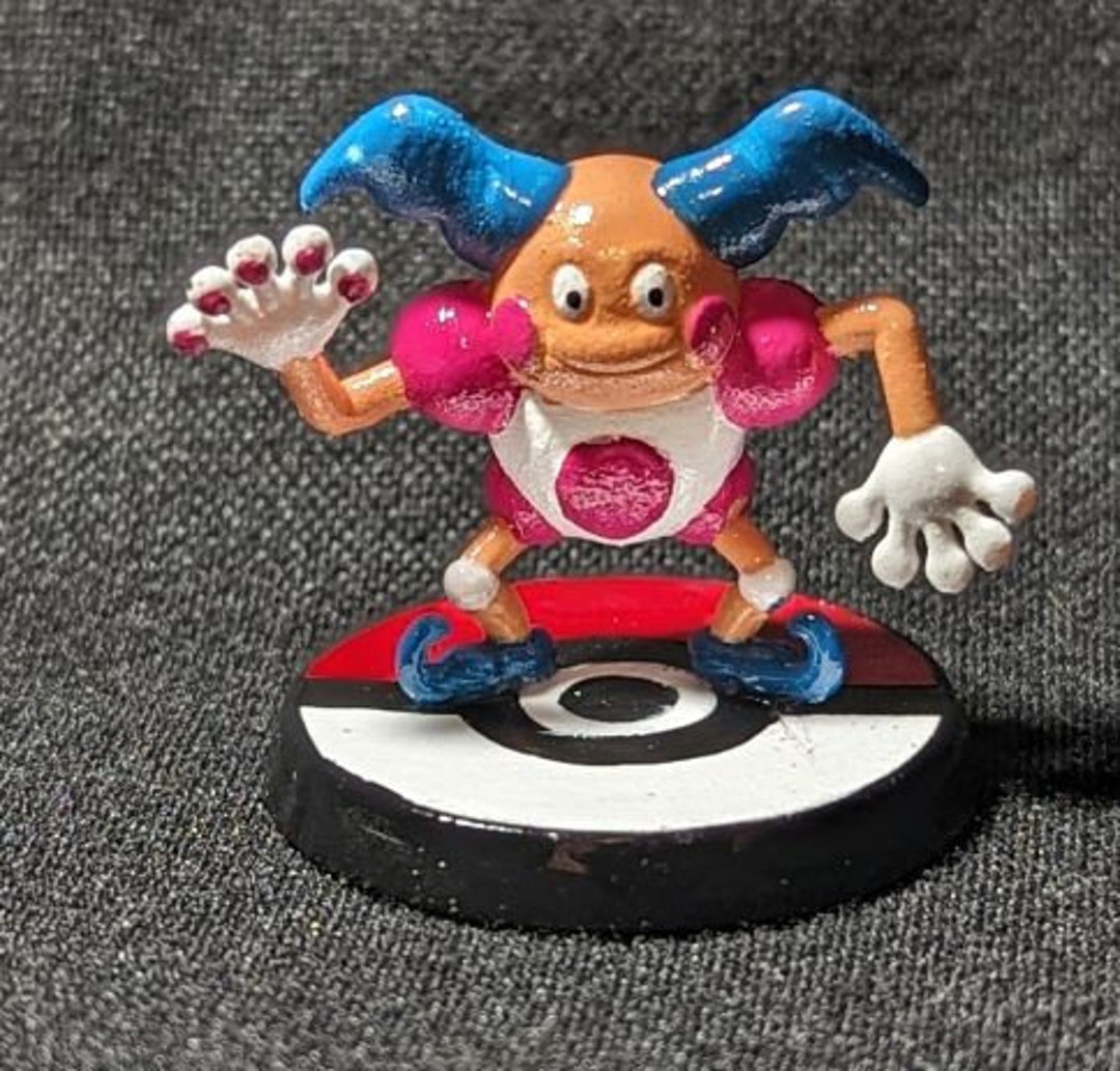 Mr. Mime #122 Painted Miniature for Pokemon Rpg 5E for Use With 38 Mm ...
