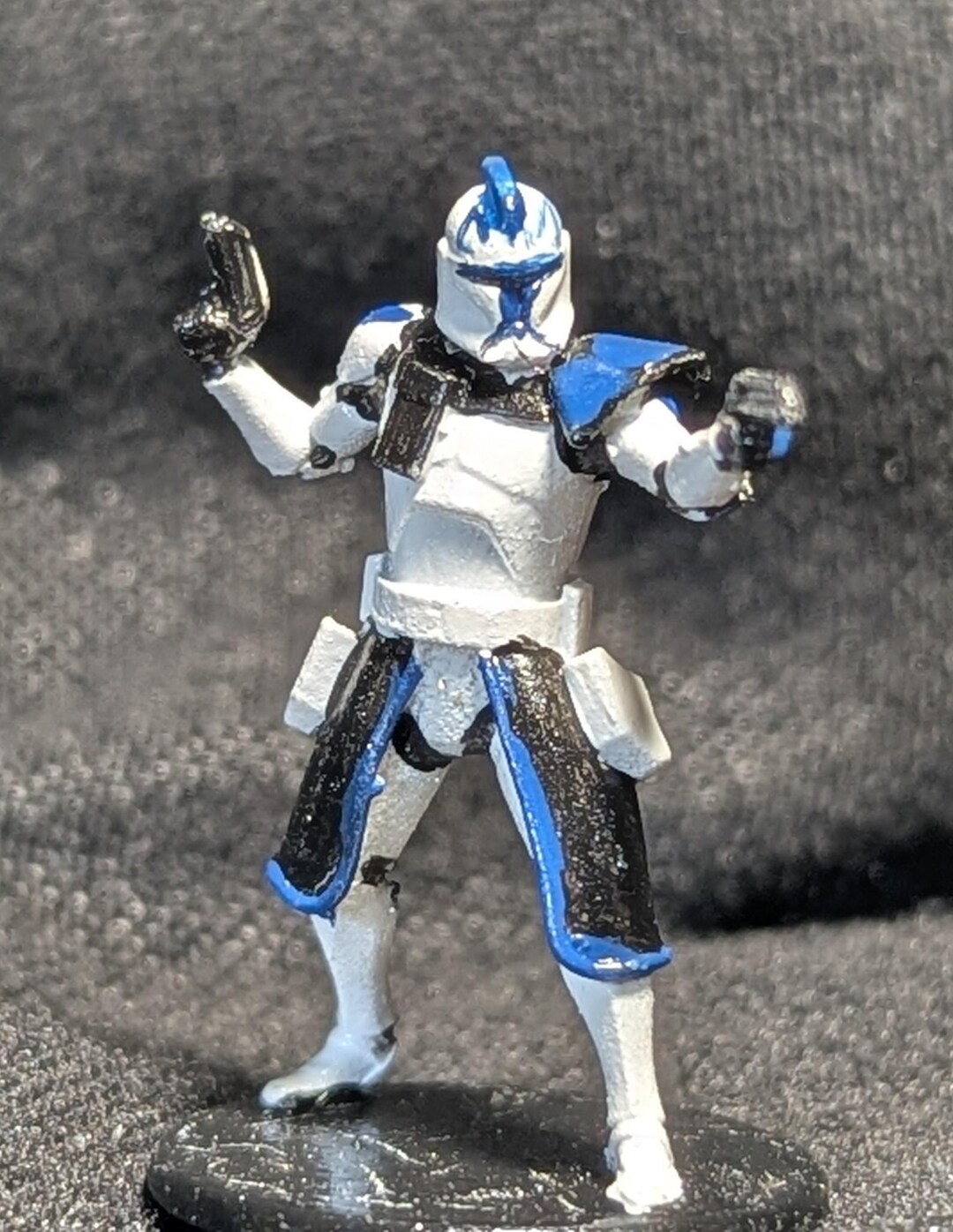 Star Wars Clone Captain Rex Double Blaster (phase 1 Helmet) Miniature ...