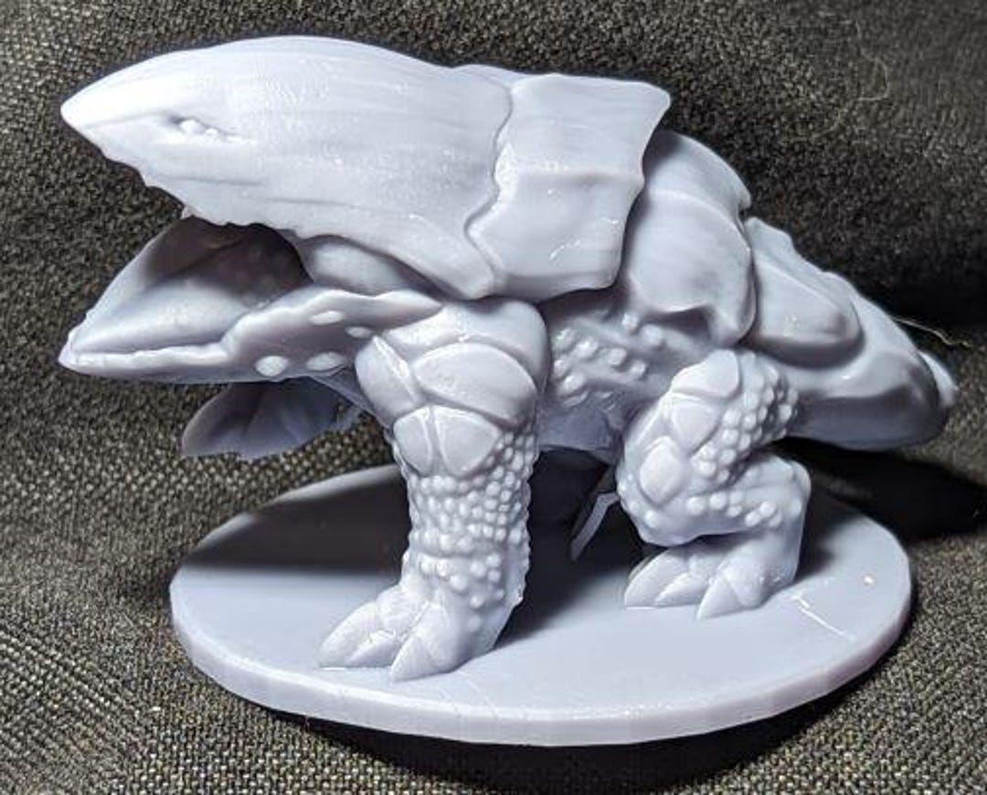 Set of 2 Bulette Miniatures for Dungeons and Dragons/pathfinders Use ...