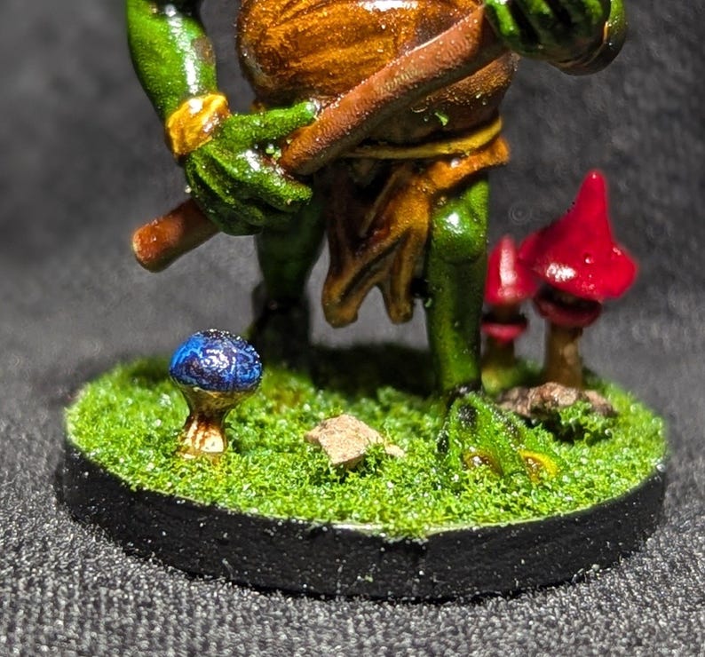 Bullywug Hand Painted Miniature for Dungeons and Dragons/pathfinders ...