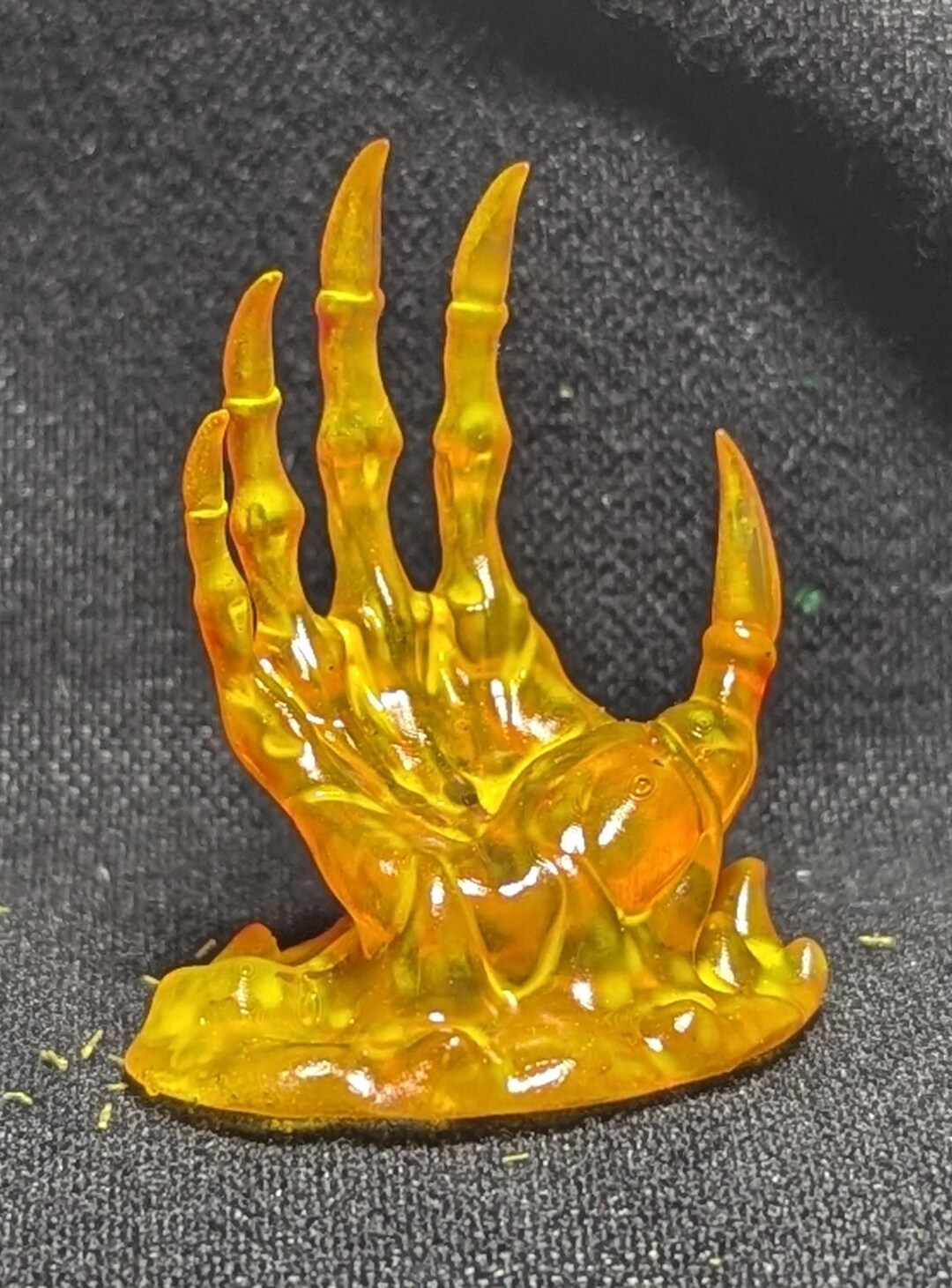 Skeletal Hand Spell Effect (flaming Yellow), 1:56 Scale Hand Painted ...