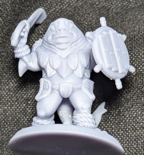 Cursed Pirate Bull Shark Miniature for Dungeons and Dragons/pathfinders ...