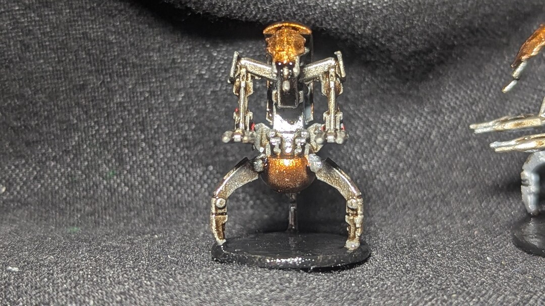 Star Wars Droideka Destroyer Droid Miniature Painted 25mm 1:72 Scale ...