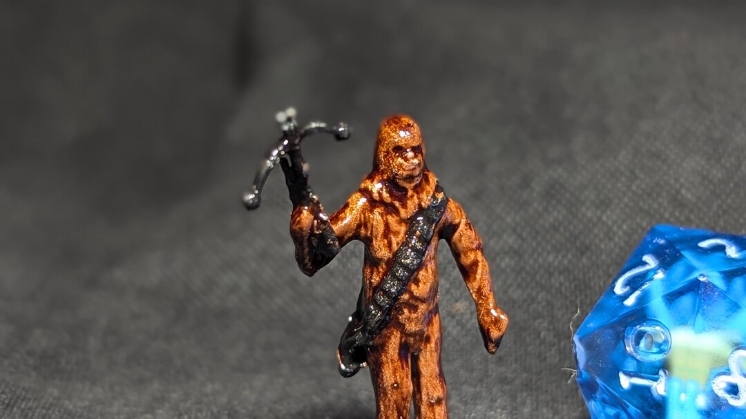 Star Wars Episode IV Chewbacca Miniature Hand Painted 25mm 1:72 Scale ...