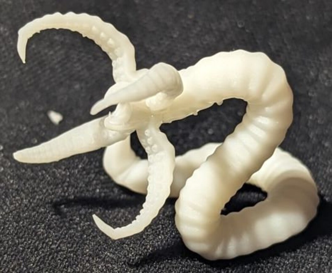 Grick Miniatures for Dungeons and Dragons/pathfinders 4 Pieces 25 Mmfor ...