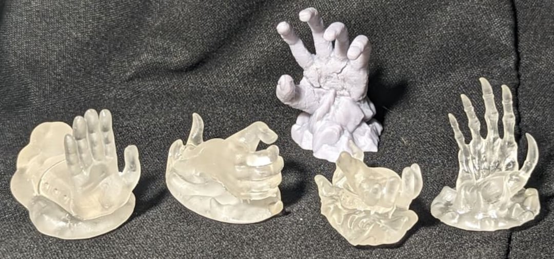 Set of 5 Maximilians Earthen Grasp/bigsby's Hand Spell Effect ...