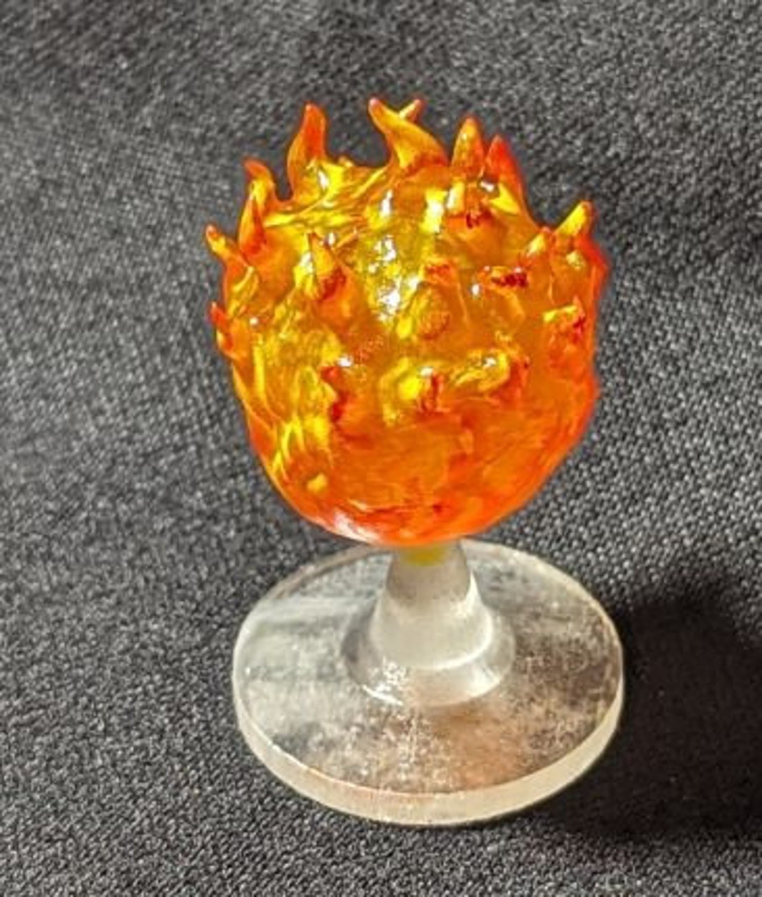 Flaming Sphere Hand Painted Miniature (tall Base) for Dungeons and ...