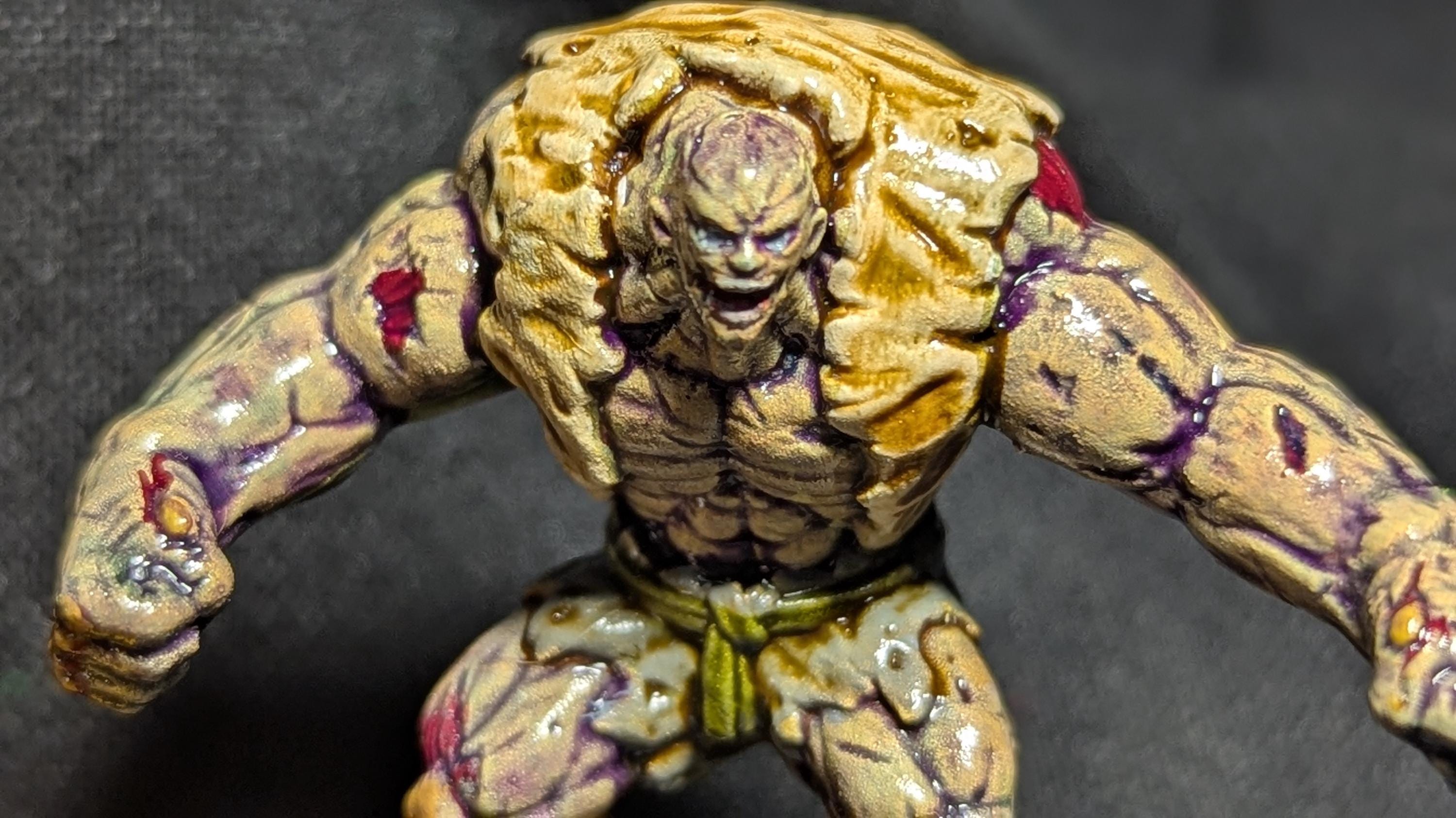 Strong Brute Zombie Miniature for Dungeons and Dragons/pathfinders 1/56 ...