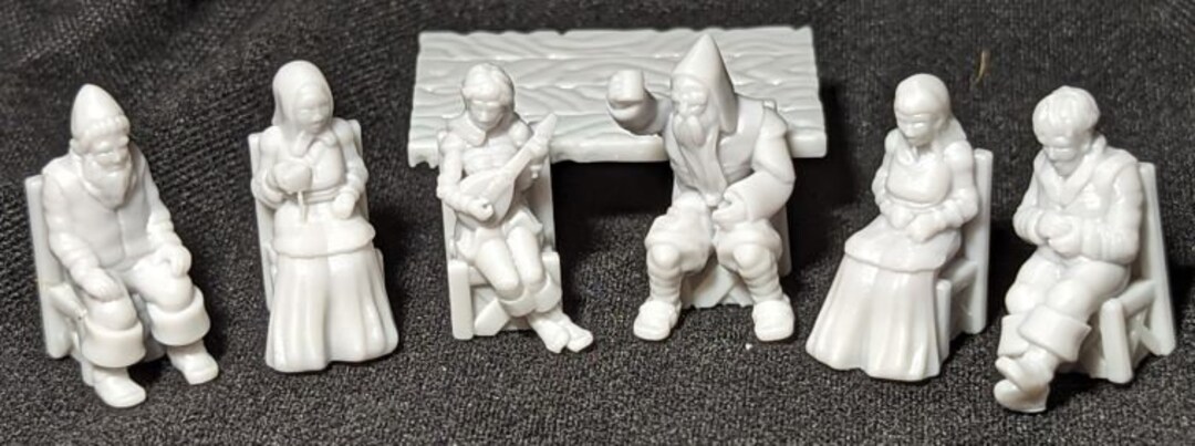 Set of 6 Inn and Tavern Patrons for Dungeons and Dragons/pathfinders ...
