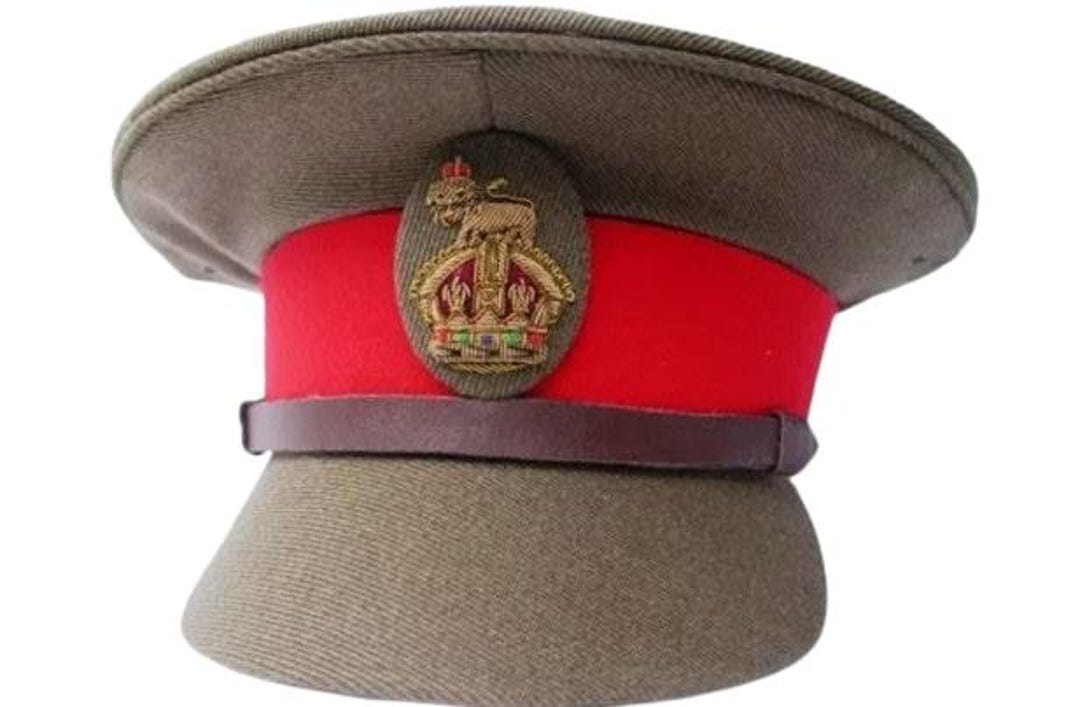 WW1 British Army Colonel / Staff Officer Cap Authentic Military ...