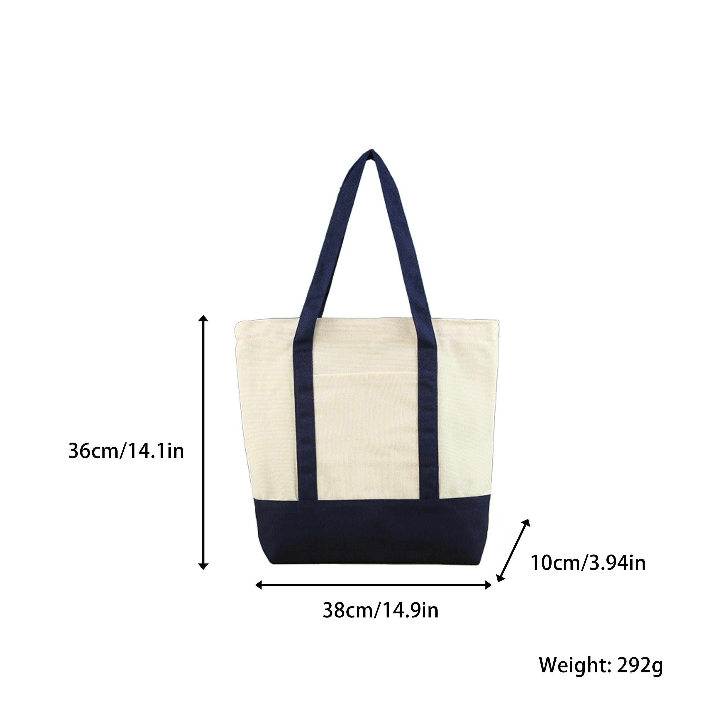 Customized Text Canvas Bag,personalized Embroidered Shoulder Bags ...
