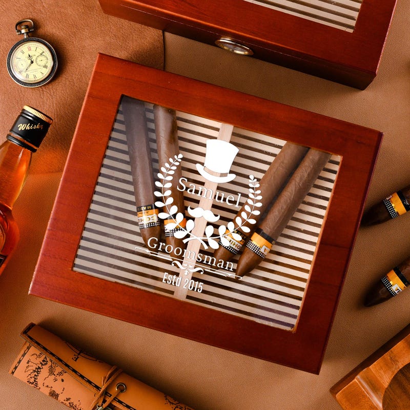 Wooden Cigar Box - Etsy