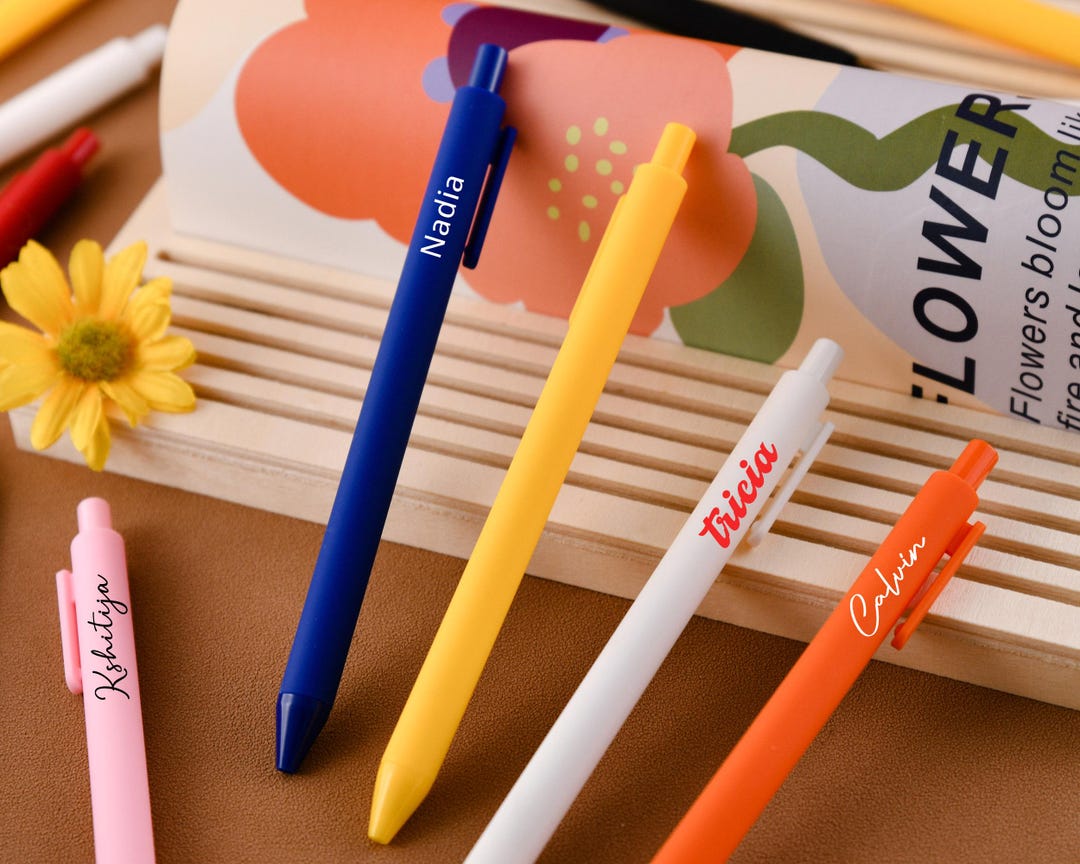 Personalized Custom Pen Set - Engravable Name Pens With Designs ...