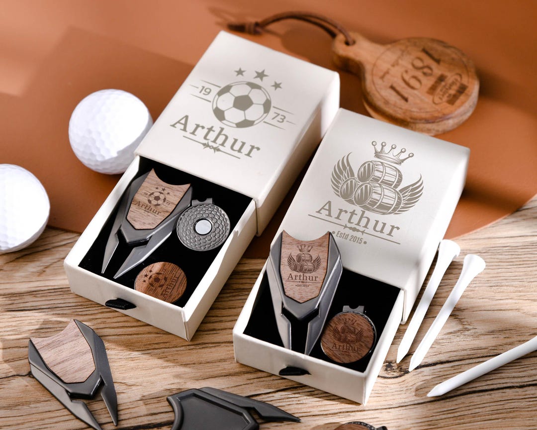 Custom Engraved Golf Tool Set, Best Men Golf Gift, Ideal Father's Day ...