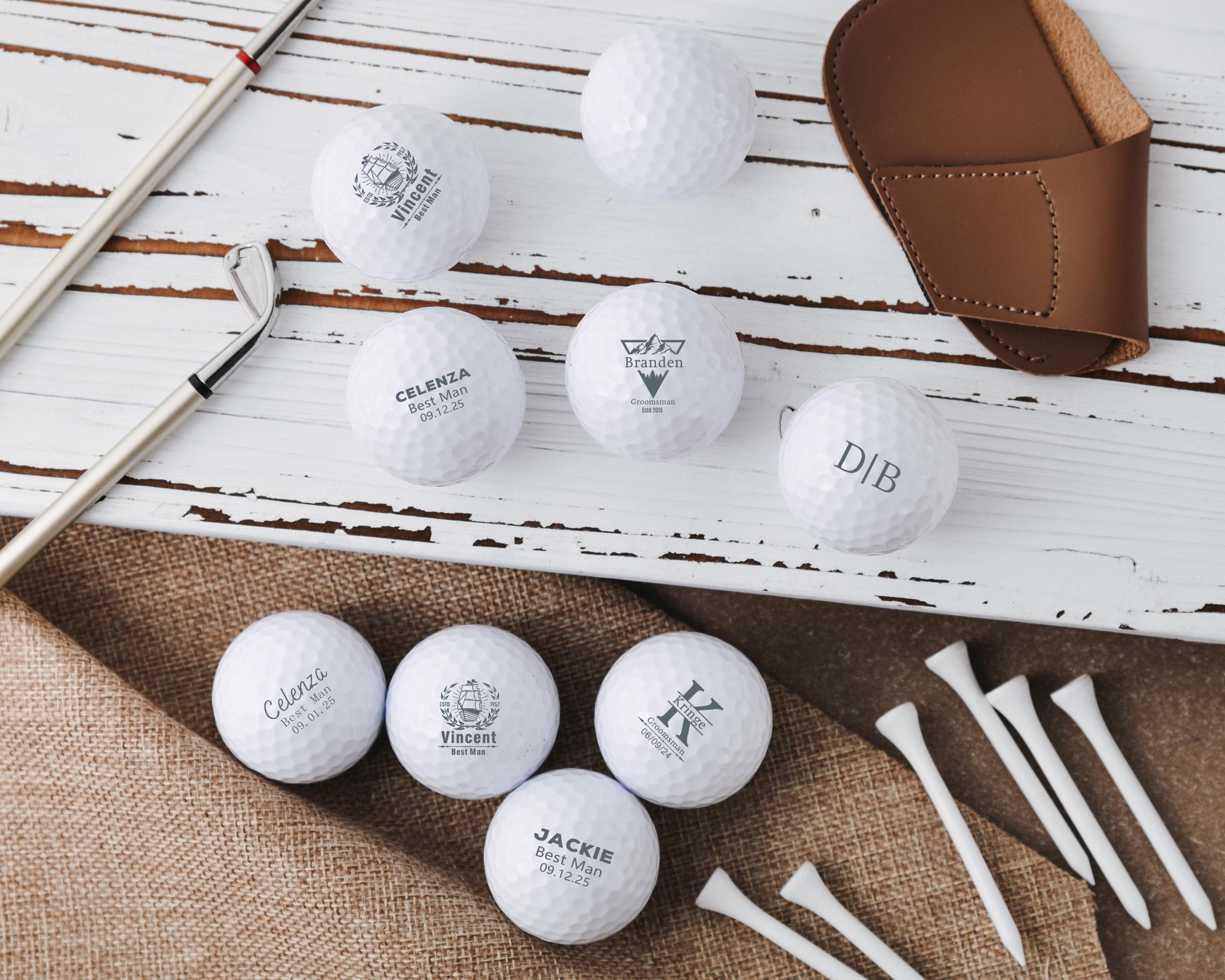 Custom Carving Golf Ball, Personalized Name, Wedding Party Souvenirs ...