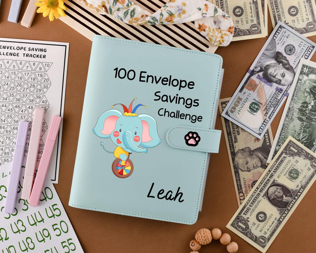 Personalized 100 Name Envelope Challenge Binder - Budget Money ...
