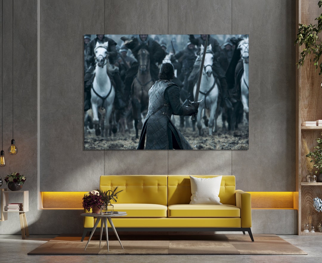 Jon Snow, Famous Canvas, Modern Artwork, Trendy Artwork, Abstract ...