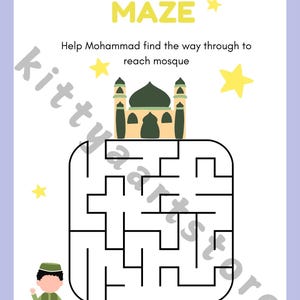 Ramadan Activity Book Printable | Ramadan Activity Games - Etsy