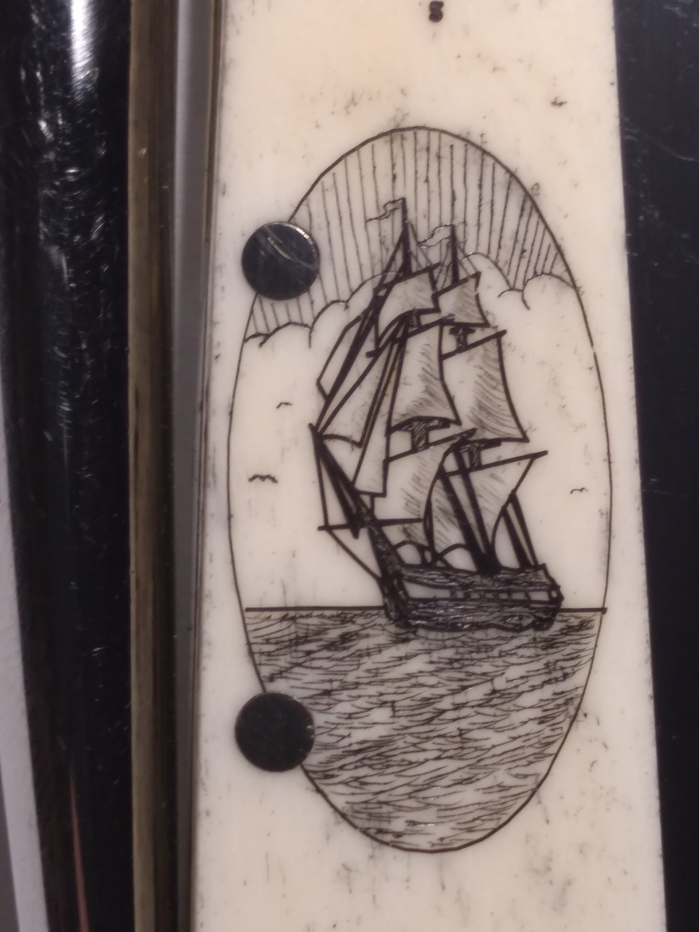 Personalized Scrimshaw Rigging Knife With Cork, Ireland Lighthouse ...