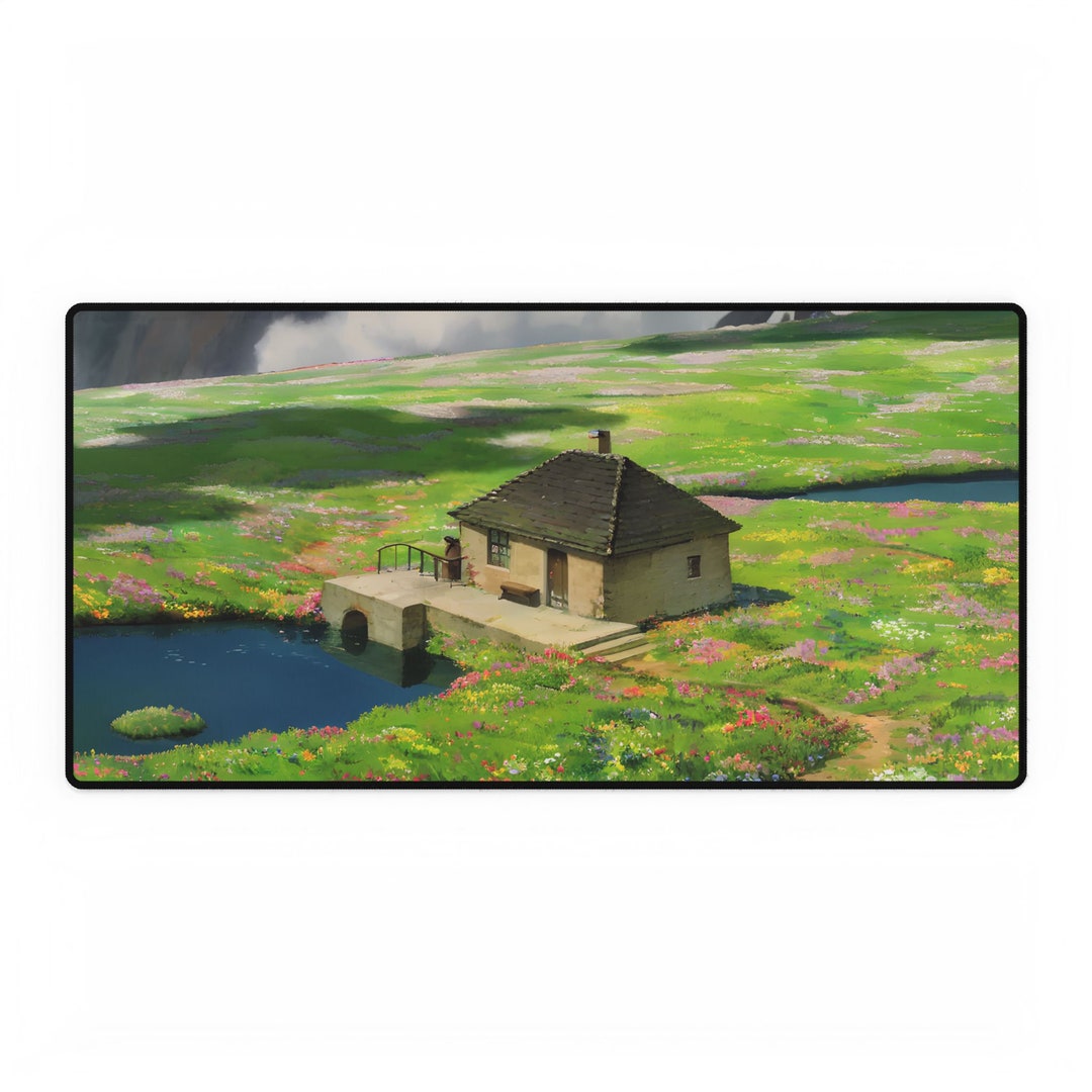 Howl's Moving Castle Studio Ghibli Desk Mat, Studio Ghibli Deskmat ...