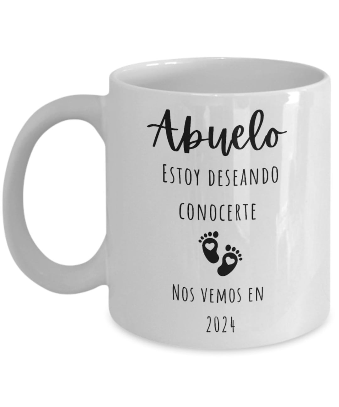 Sorpresa Vas a Ser Abuelo Gift, Baby Announcement Mug in Spanish, Anuncio De Embarazo En Espanol ...