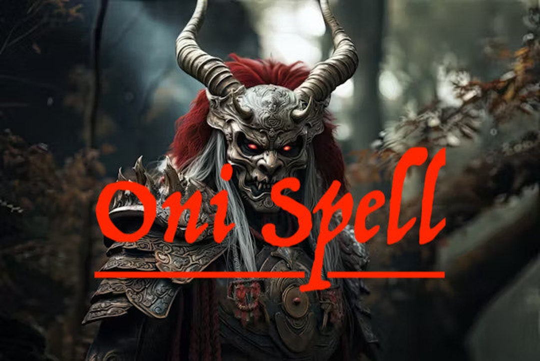 Oni Spell - Etsy