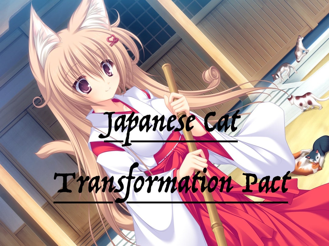 Japanese Cat Transformation Spell - Etsy