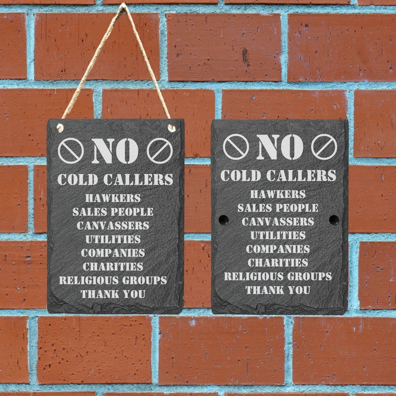 No Cold Callers Sign - Etsy UK