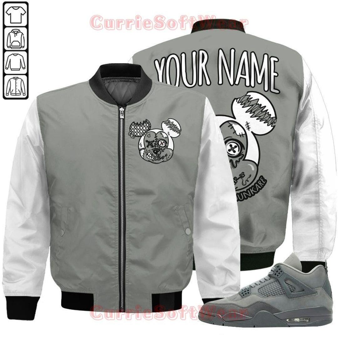 Wet Cement Grey 4s Varsity Jacket, Custom Name Got Em Drip Shirt ...