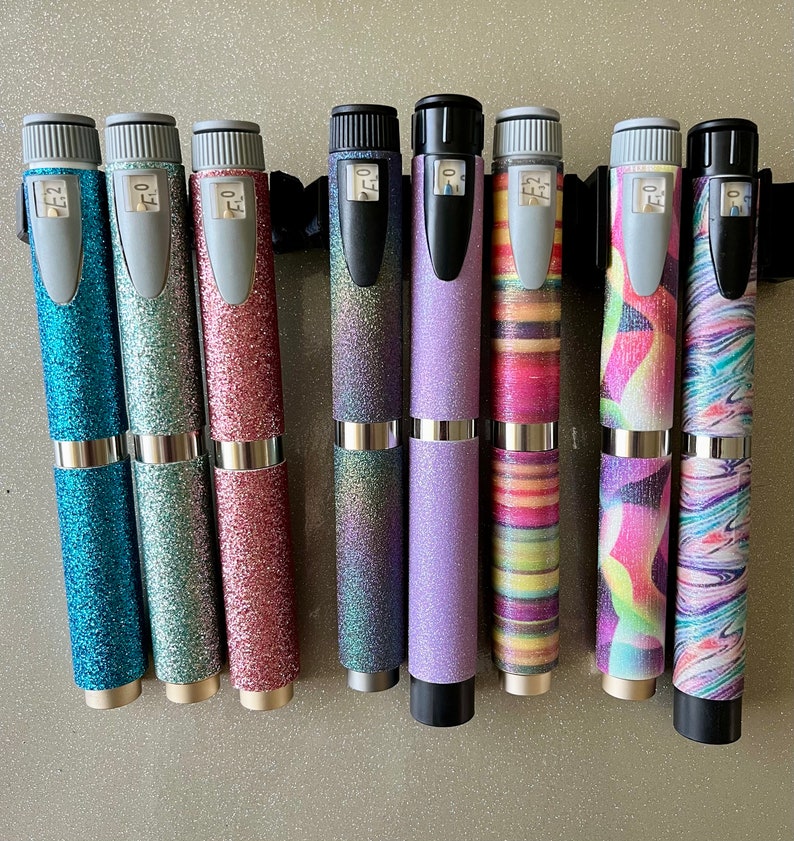 Collectable Peptide Pen Insulin Pen Textured Glitter Customizable ...