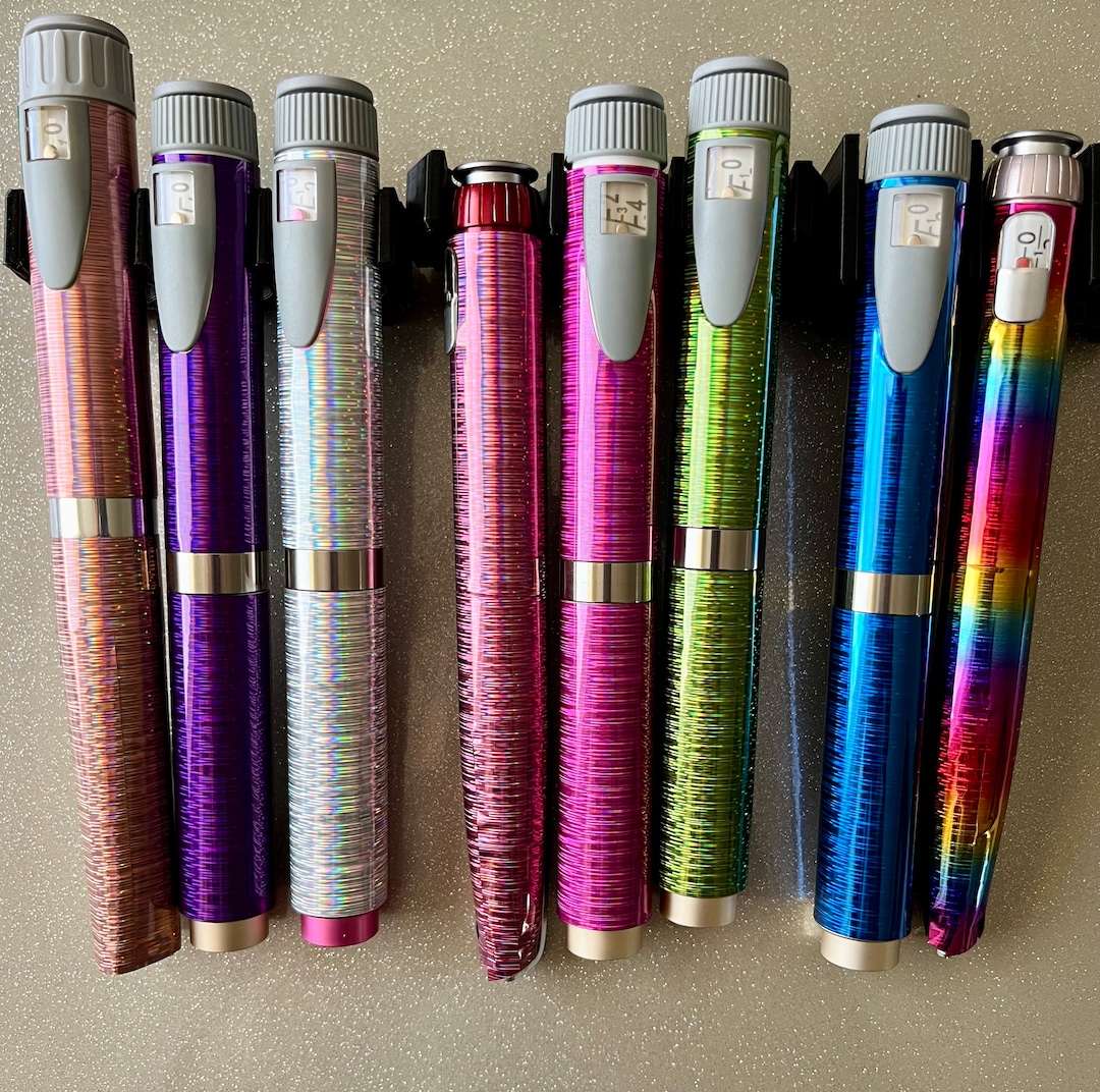 Collectable Peptide Pen Insulin Pen Brushed Holographic Customizable ...