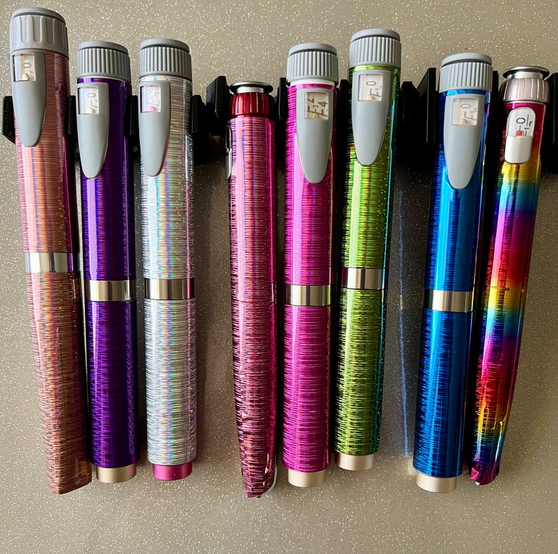 Collectable Peptide Pen Insulin Pen Brushed Holographic Customizable ...