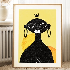 Woman Enough Illustration Art Print Woman Empower Wall Art Woman ...
