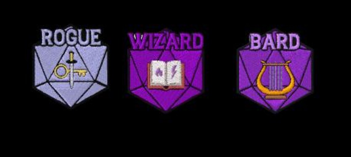 Dnd Class Patch Embroidery Designs - Etsy