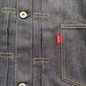 1944 Levis S506XXE WW2 Type 1 Raw Denim Jacket T Back Ultra Rare ...