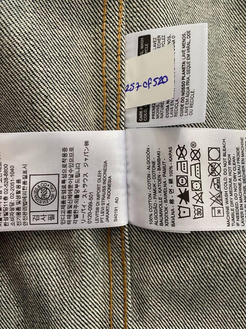 1944 Levis S506XXE WW2 Type 1 Raw Denim Jacket T Back Ultra Rare ...