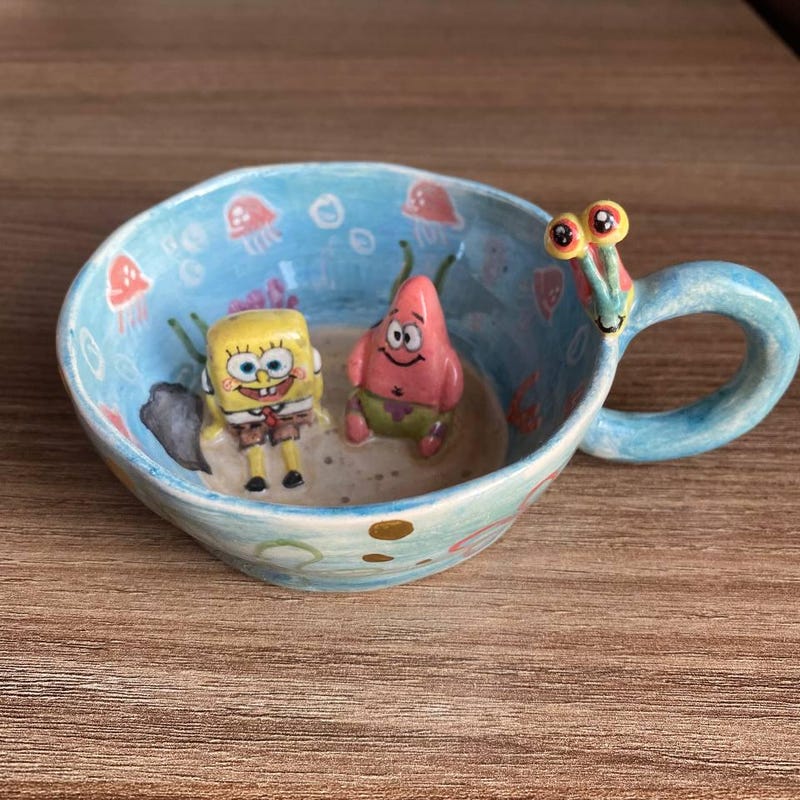 Spongebob Cup - Etsy