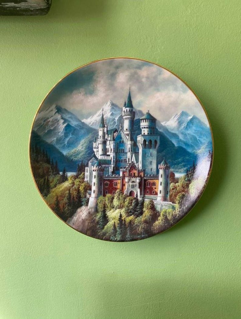 Neuschwanstein Castle Wall Plate - Etsy