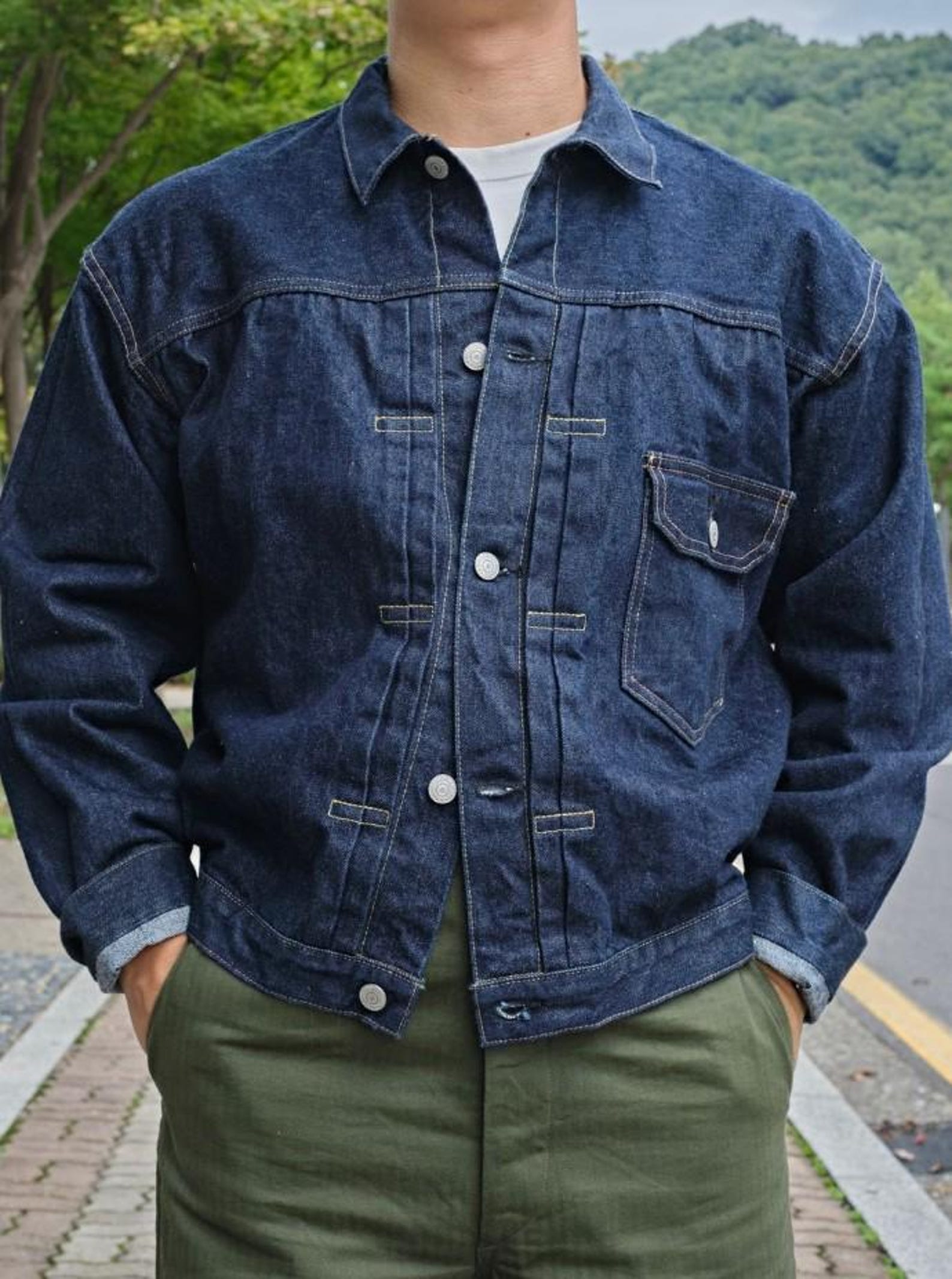 Orslow Type 1 Selvedge Denim Jacket One Wash Made in Japan - Etsy
