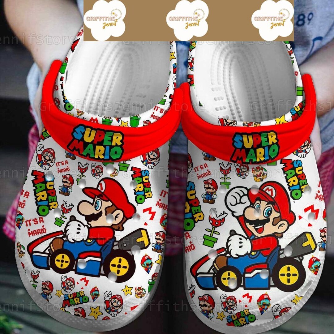 Super Mario Shoes, Super Mario Summer Shoes, Super Mario Shoes, Super ...