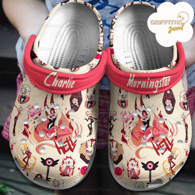 Hazbin Hotel Shoes, Charlie Shoes, Hazbin Hotel Summer Shoes, Charlie ...