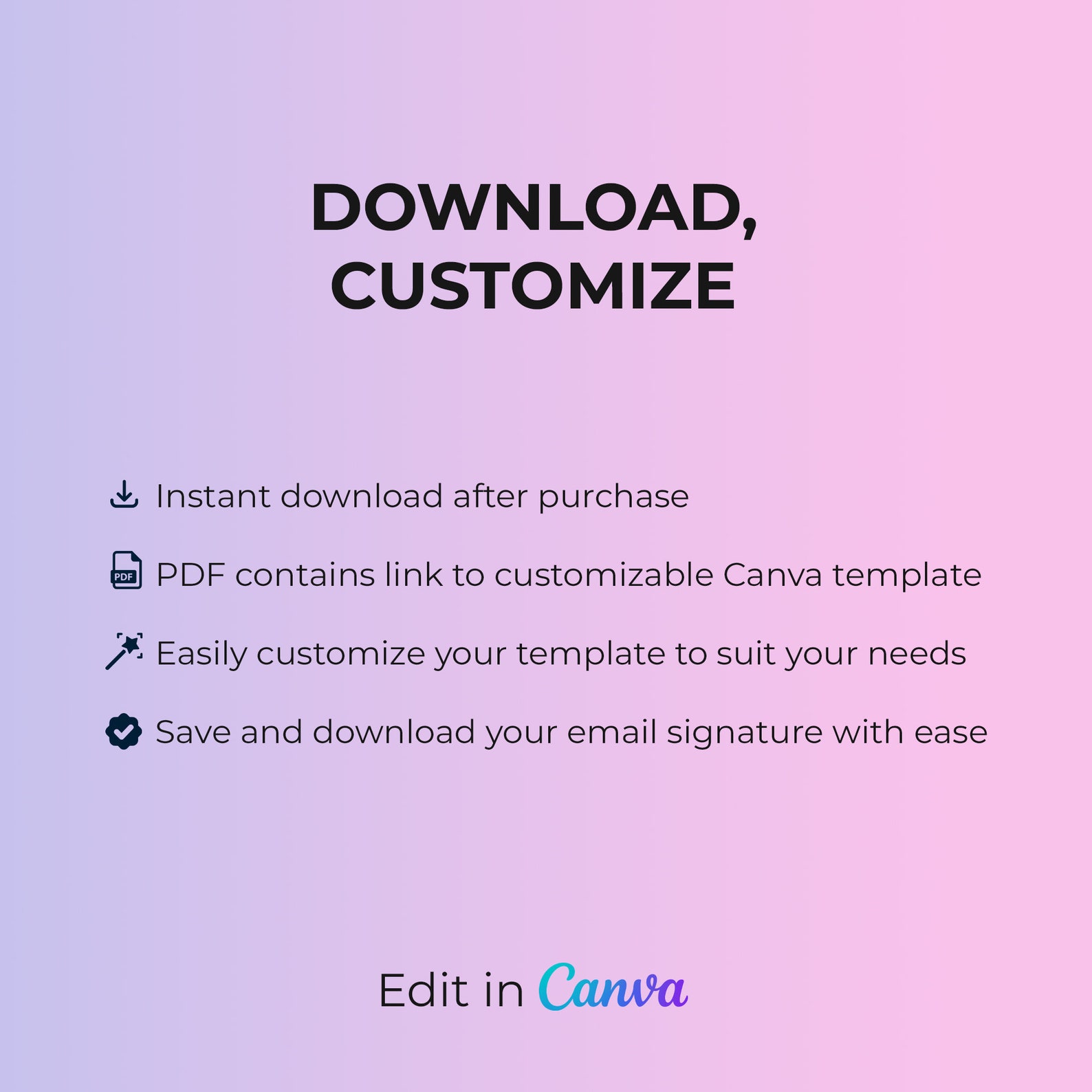 Professional and Modern Email Signature | Customizable Email Signature ...
