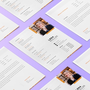 Resume Template Canva, Professional Resume Template, Cv Template ...