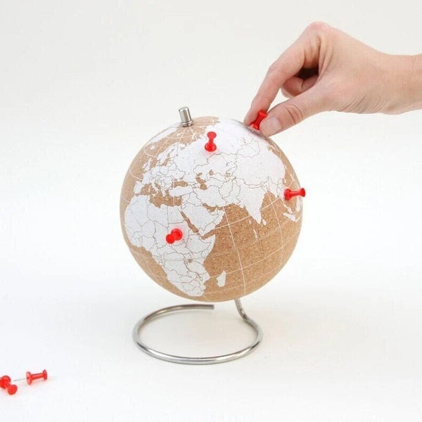 Push Pin Globe - Etsy